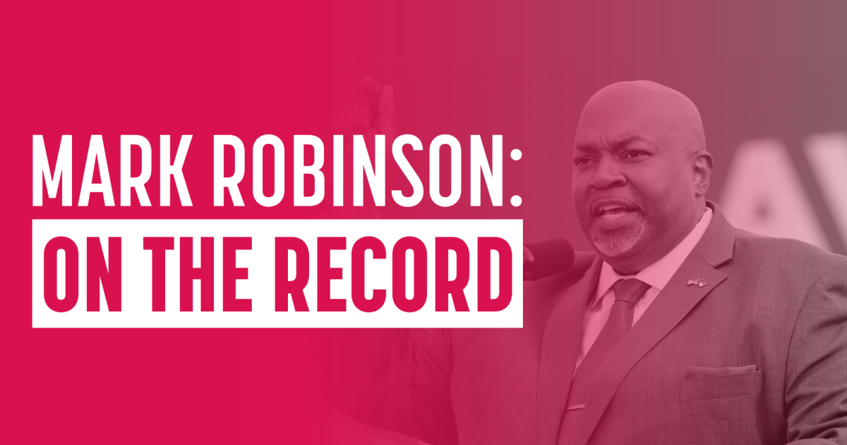 Mark Robinson: On The Record | North Carolina Association of Educators