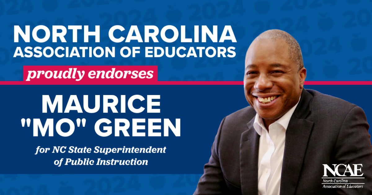 The North Carolina Association of Educators Endorses Maurice “Mo” Green ...