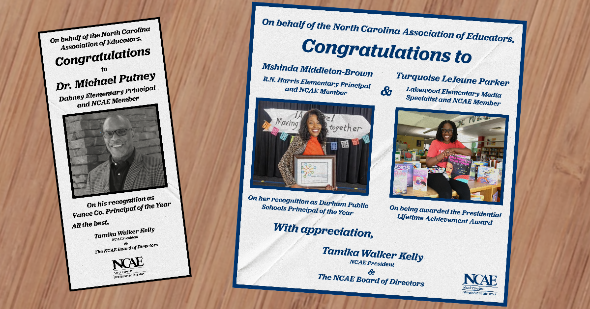 NCAE Honors Award-Winning Members with Local Newspaper Ads | North ...